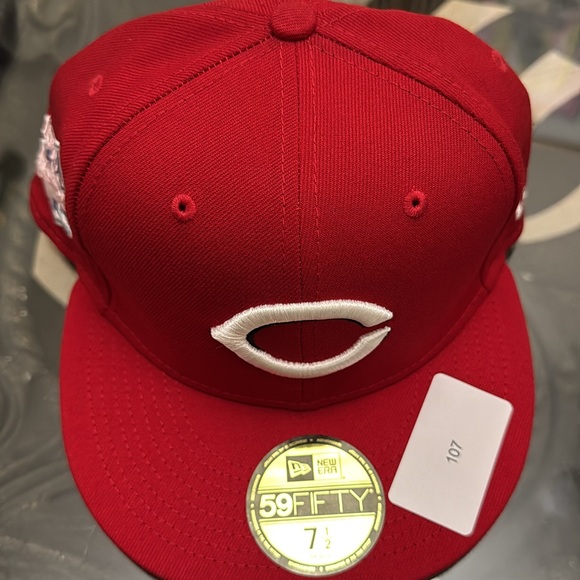 New Era | Accessories | New Era Red 59fifty Cap | Poshmark